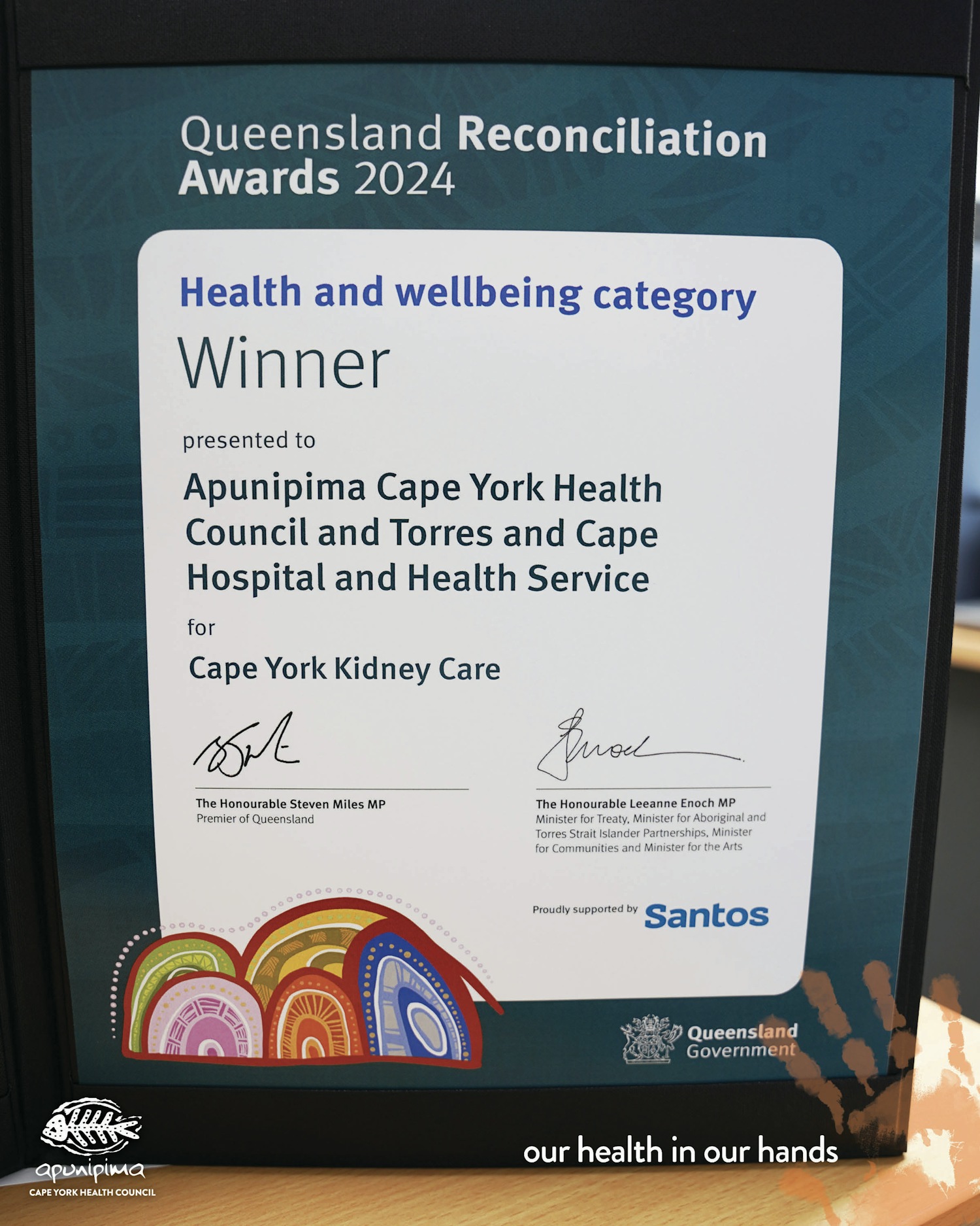 QLD Reconciliation Awards 2024 - Apunipima